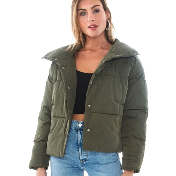 Free People | Jackets & Coats | Nwt Free People Weekender Olive Green ...